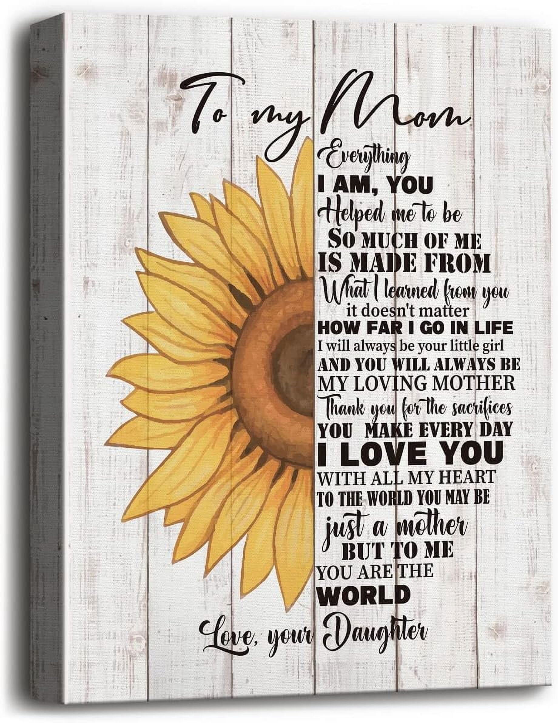 AXXPostersCanvas Wall Art, Dear My Team Inspirational Quote Canvas ...