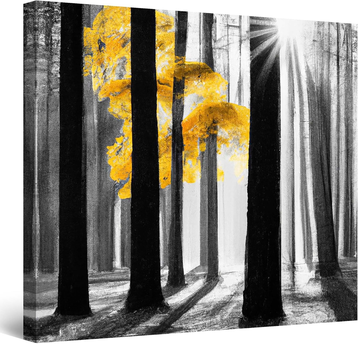 AXXPostersCanvas Wall Art - Maple Tree, Nature Framed 32 x 48 Inches ...