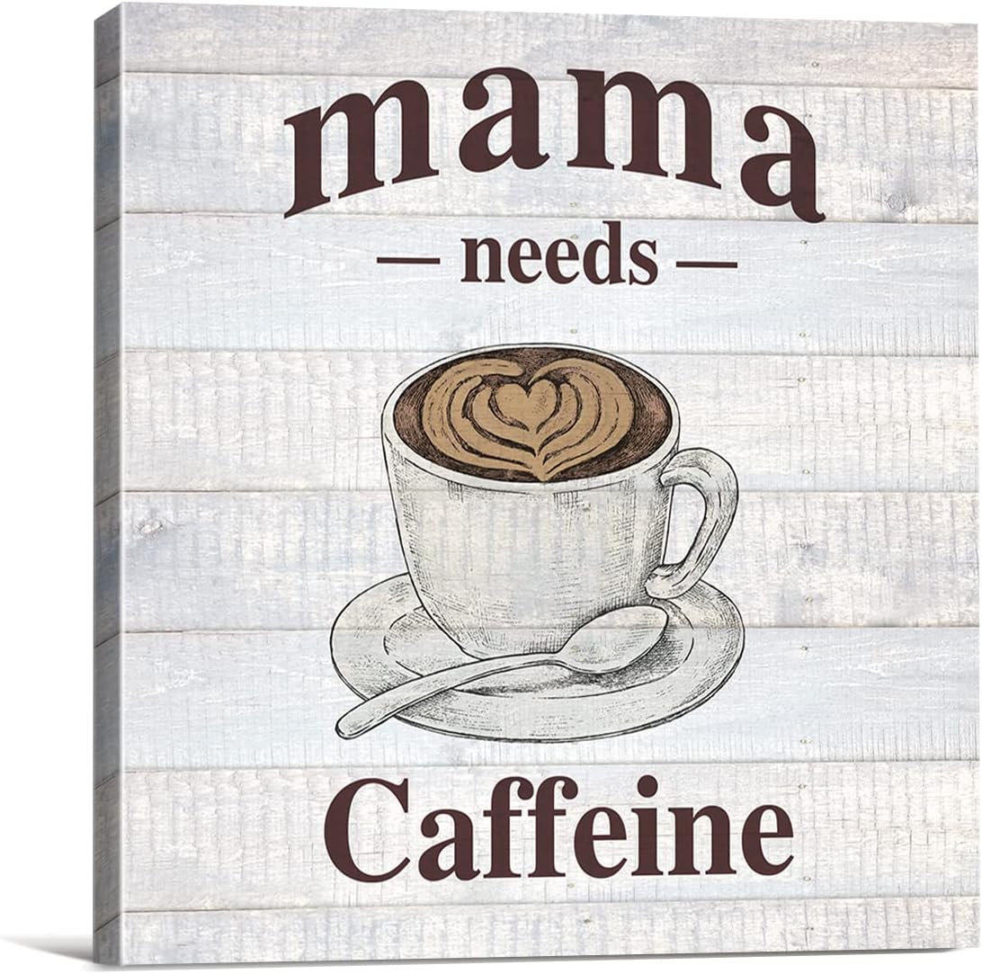 AXXPostersCountry I Love You a Latte Coffee Canvas Print Wall Art Decor ...