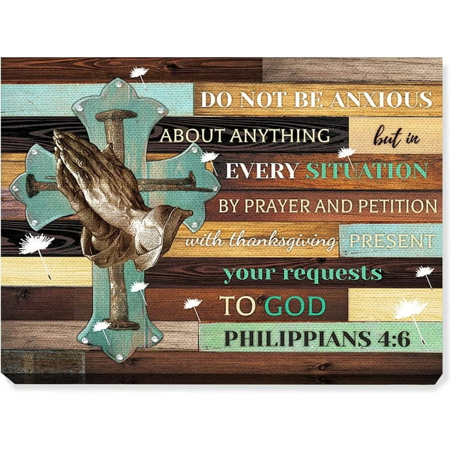 AXXPostersDeuteronomy 31:8 Wall Art,Inspirational Christian Wall Decor ...