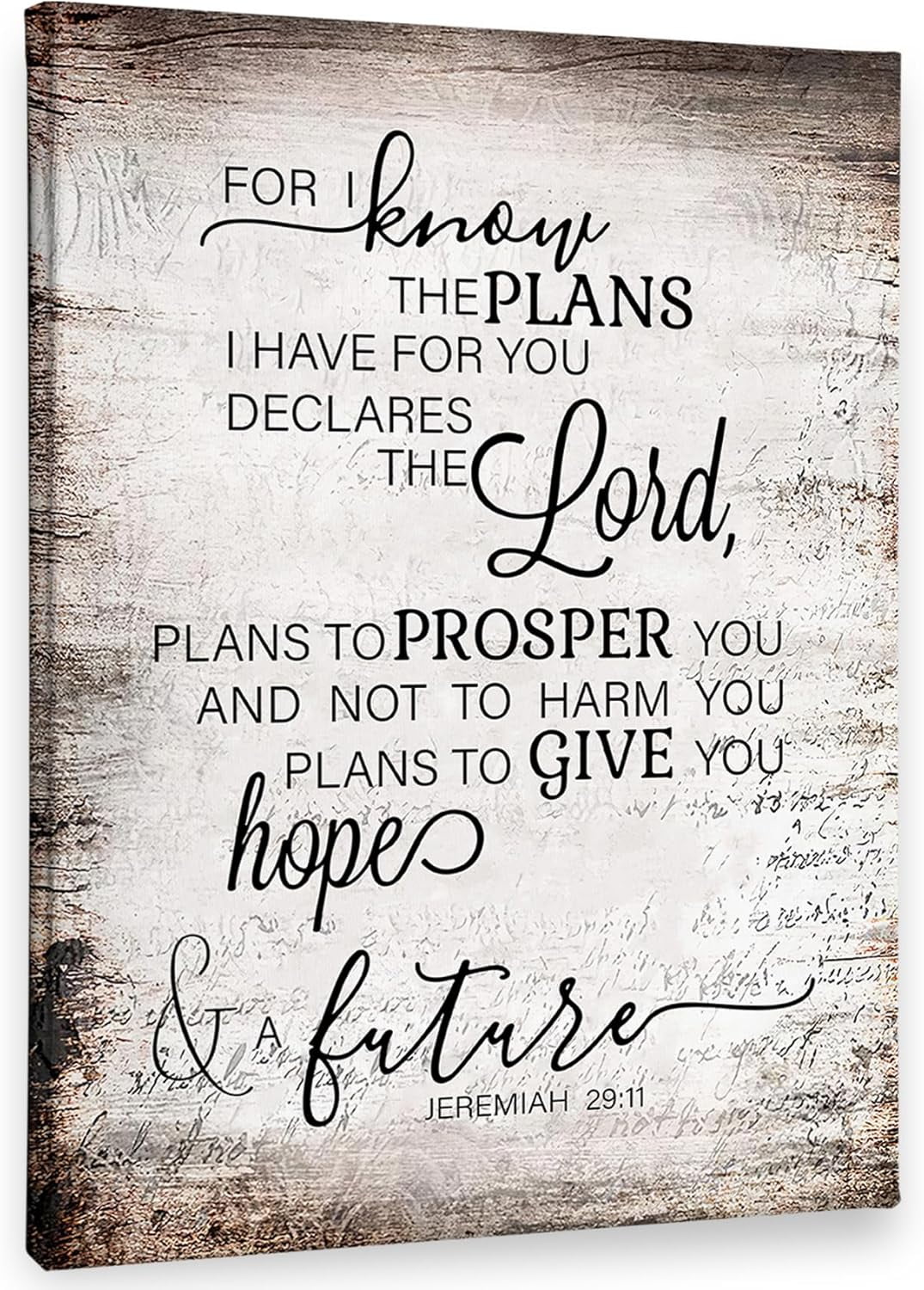 AXXPostersJeremiah 29 11 Wall Art, Christian Jeremiah 29:11 For I Know ...