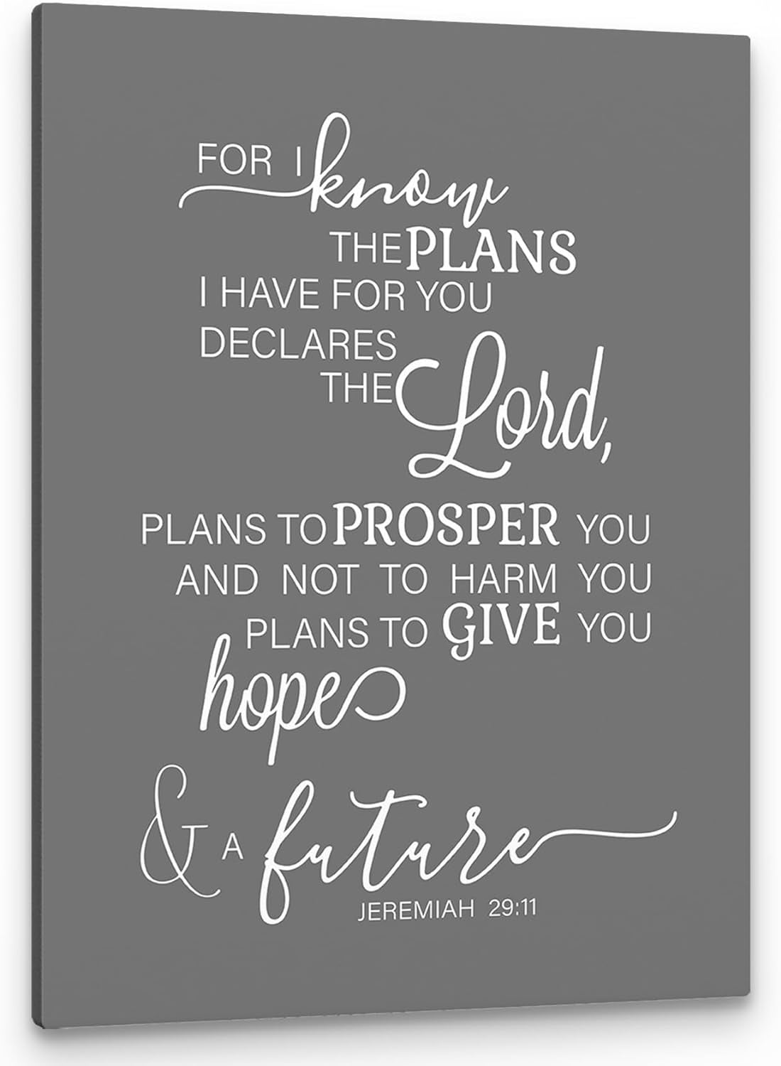 AXXPostersJeremiah 29 11 Wall Art, Christian Jeremiah 29:11 For I Know ...