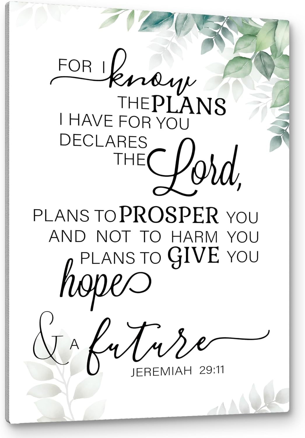 AXXPostersJeremiah 29 11 Wall Art, Christian Jeremiah 29:11 For I Know ...