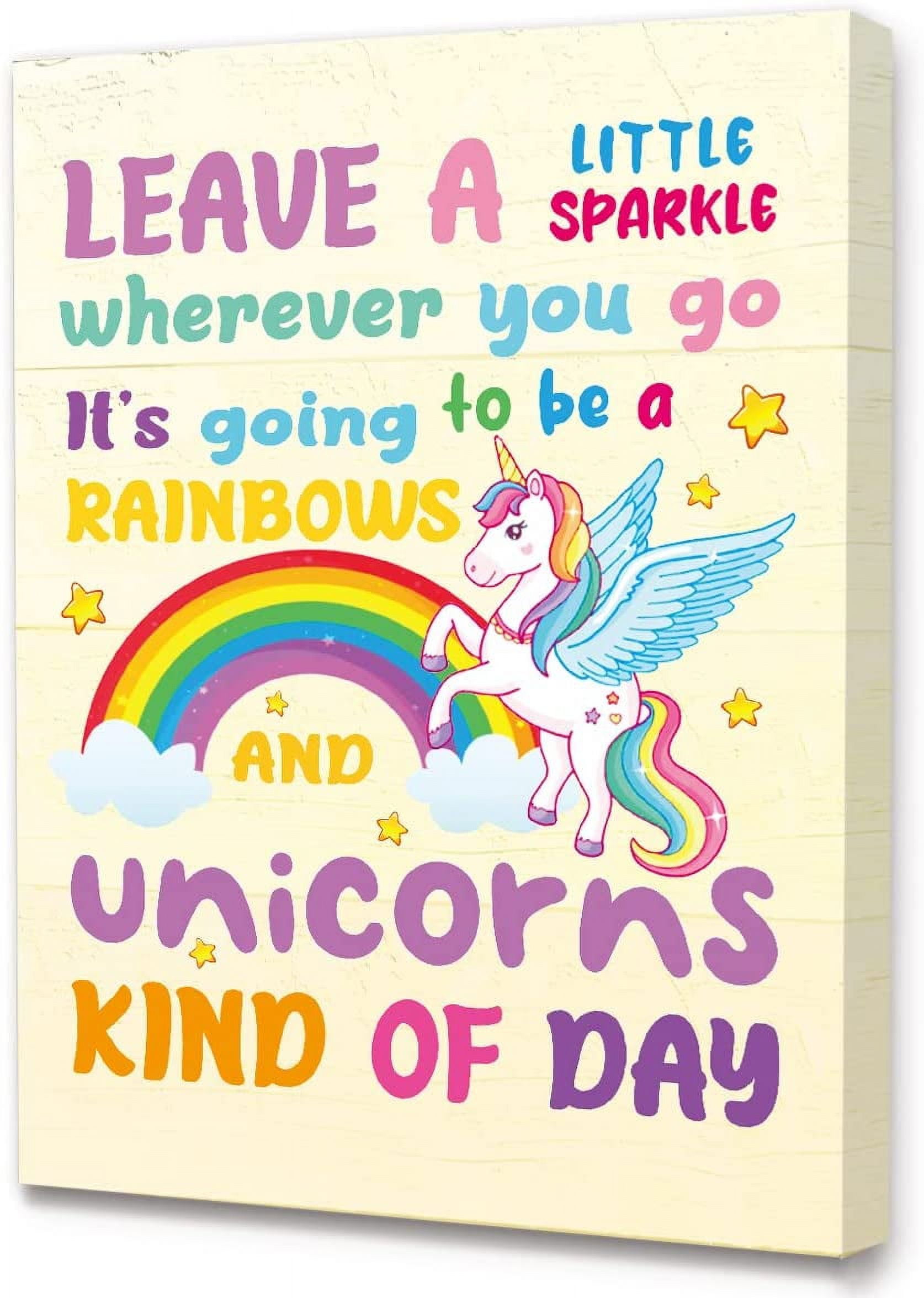 AXXPostersKids Affirmation Colorful Butterfly Canvas Wall Art,You Are ...