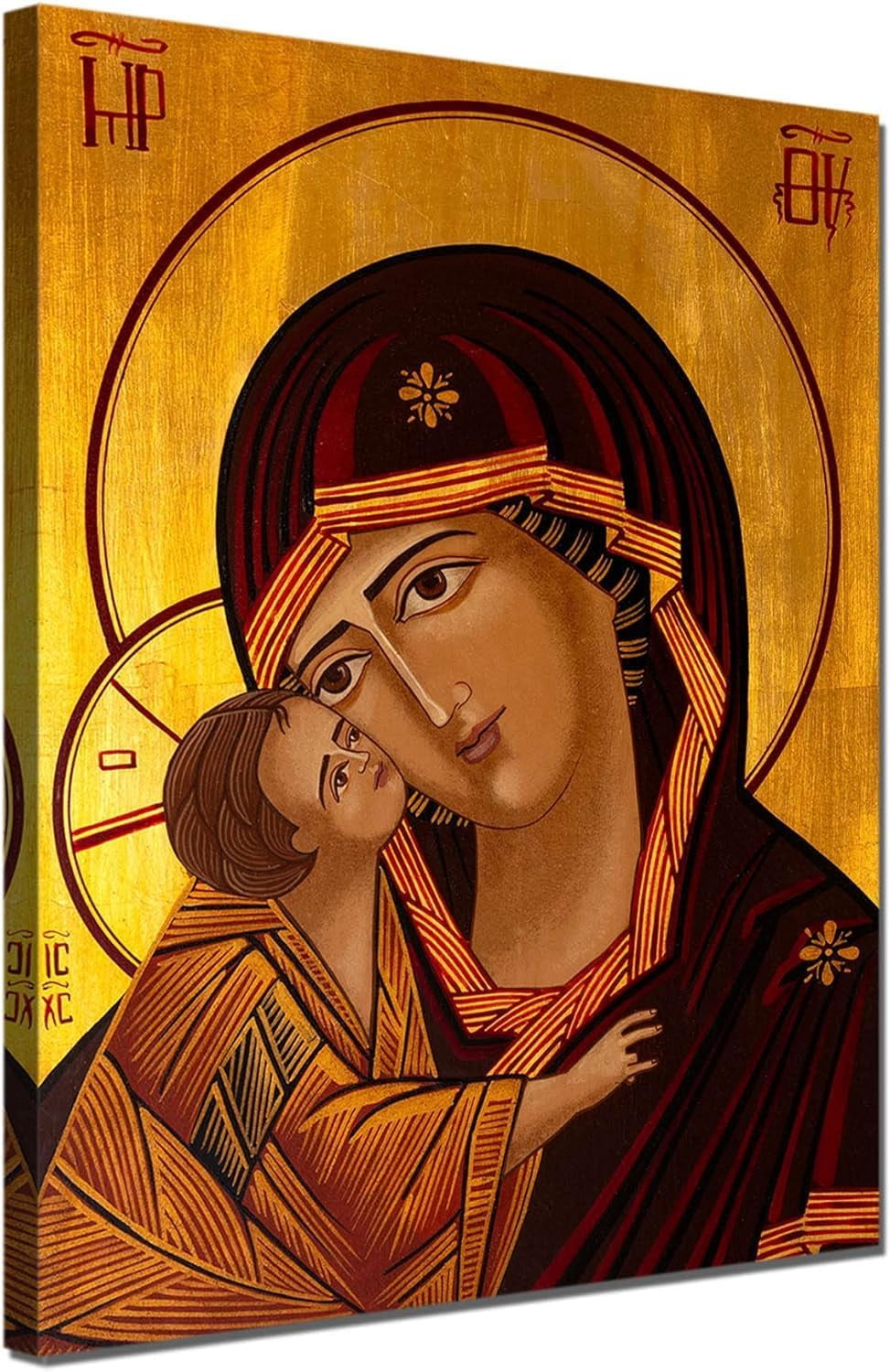 AXXPostersOur Lady of Perpetual Help Wall Decor Russian Orthodox Icon ...