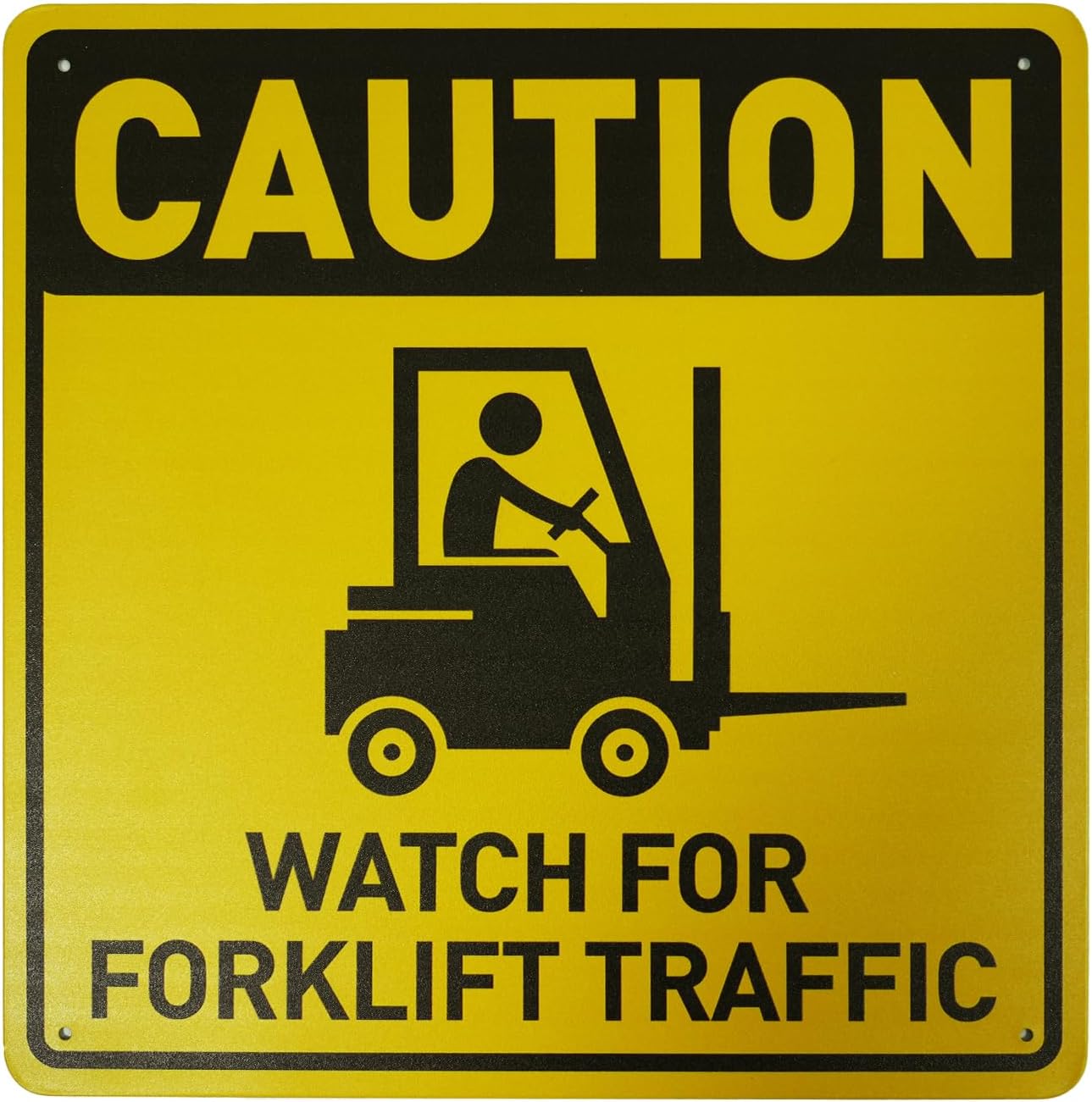 AXXTinsing "Caution - Watch For Forklift Traffic" Sign | Safety Signs ...
