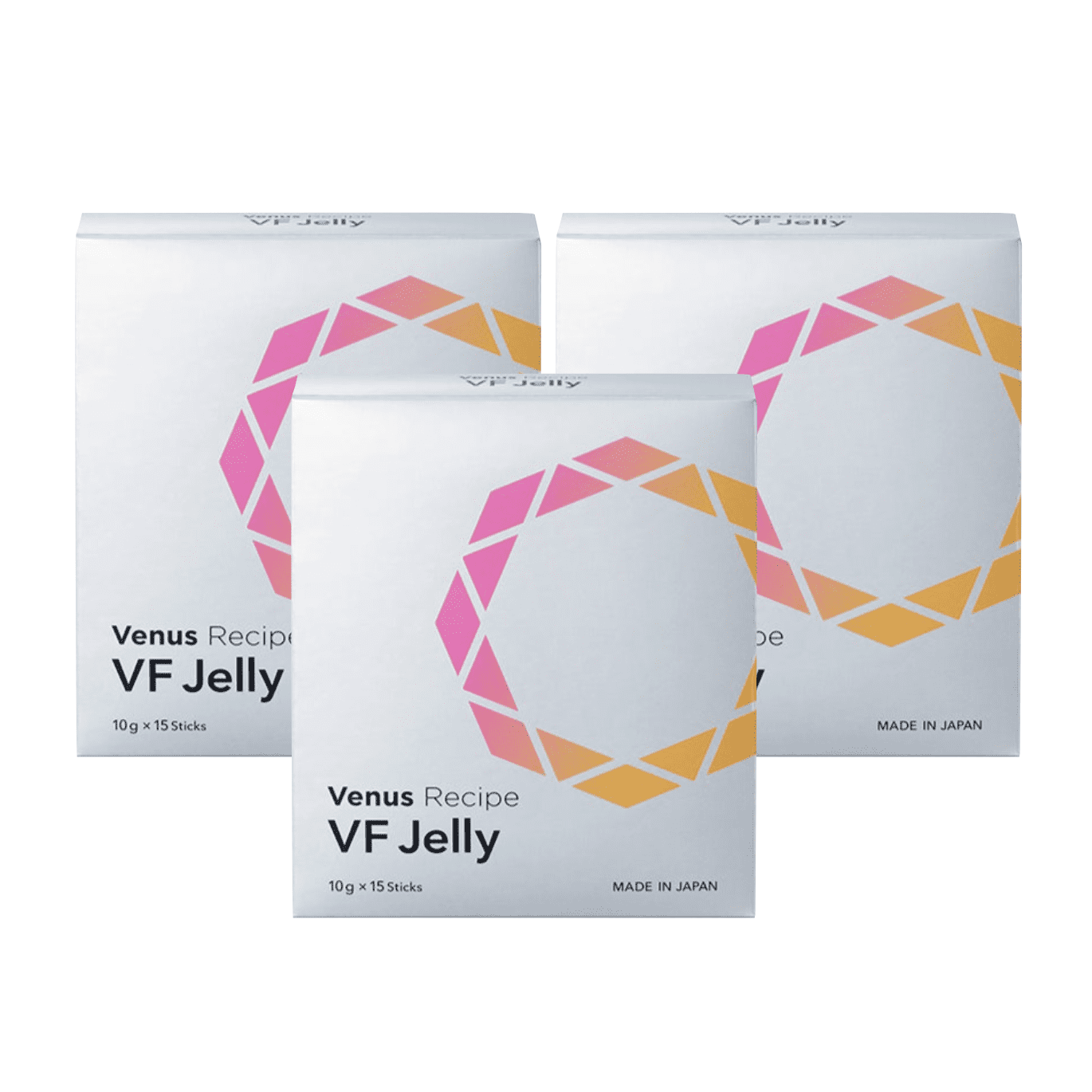 AXXZIA Venus Recipe VF Jelly 3 Box Set (10g x 15 packs) - Walmart.com
