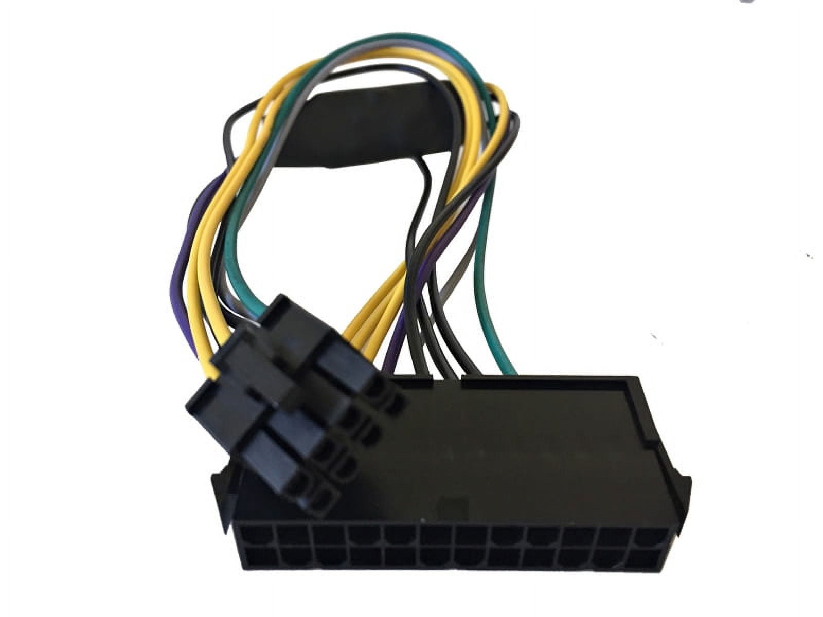 AYA 12-Inch 24-Pin to 8-Pin 18AWG ATX Power Supply Adapter Cable for ...