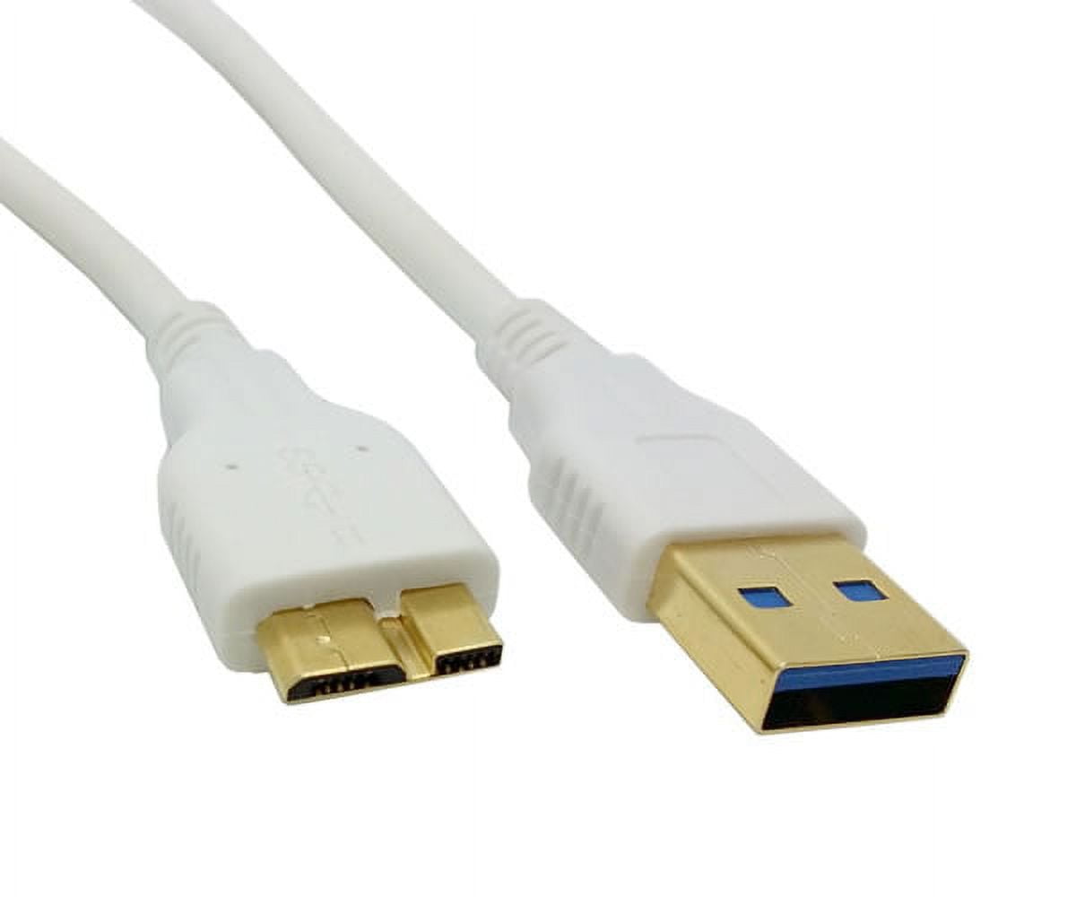 AYA 15Ft (15 Feet) USB 3.0 Cable A (M) to Micro B (M) Cable w/Gold ...