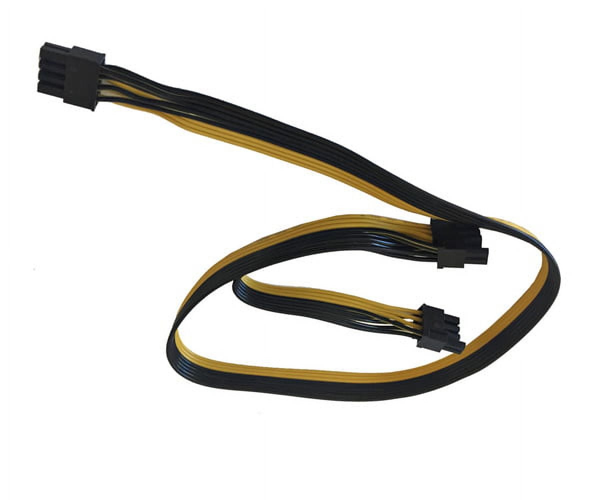 AYA 30" (30-inch) EPS 12V 8-Pin to Dual PCIe 8-Pin (6+2Pin) Male ...