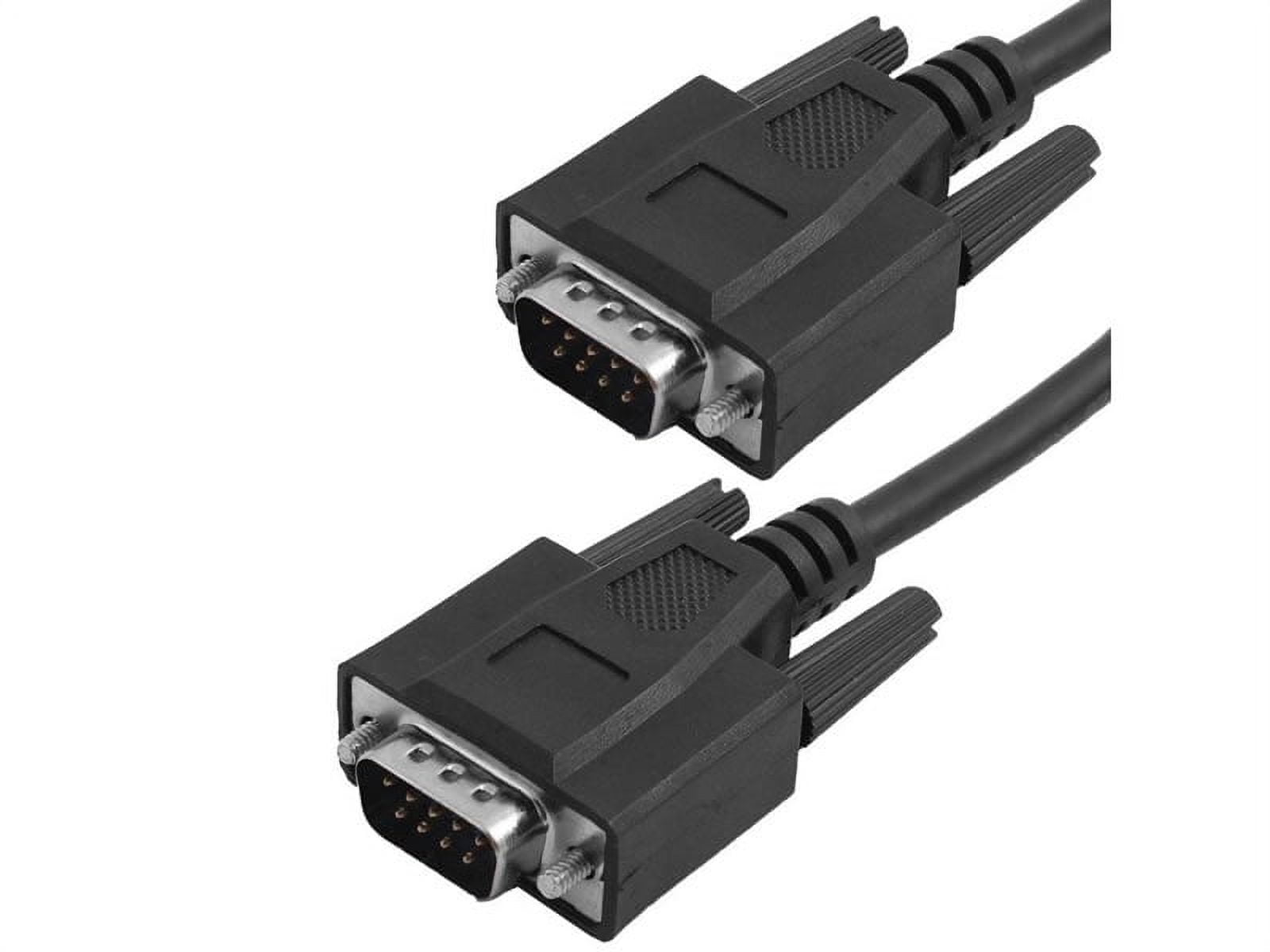 AYA 6Ft (6 Feet) DB9 (9-Pin) RS-232 Male to Female Straight Through ...