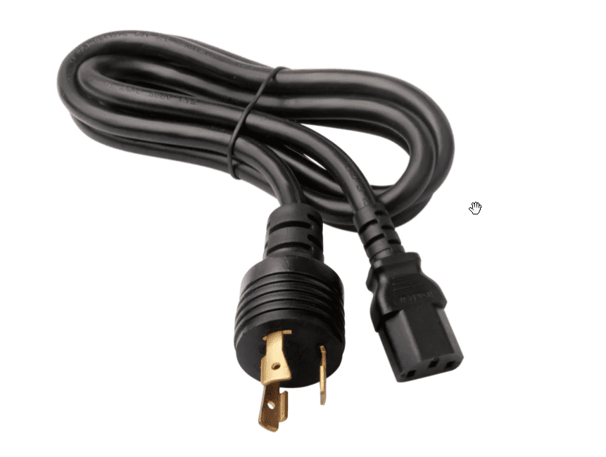 AYA 8Ft (8 Feet) 14AWG Heavy Duty 14/3 AWG Jacket Fully Molded NEMA L5 ...