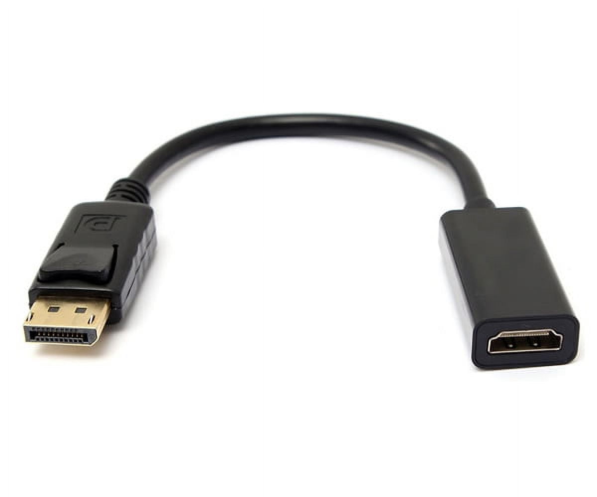 AYA 9" Displayport (DP) Male to HDMI Female Video Audio Cable Adapter ...