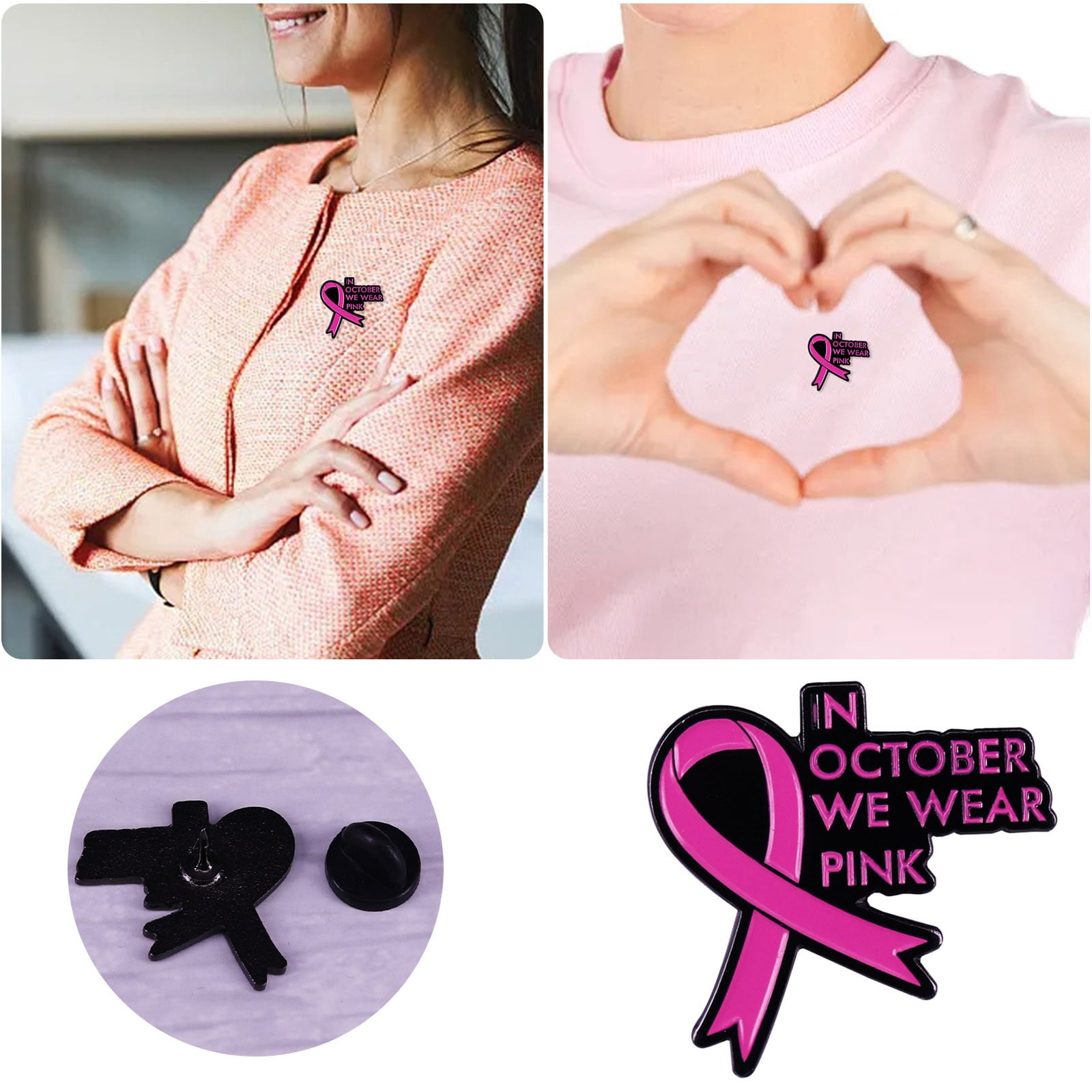 AYA In October We Wear The Pink Pin Pink Ribbon Badge To Promote The ...
