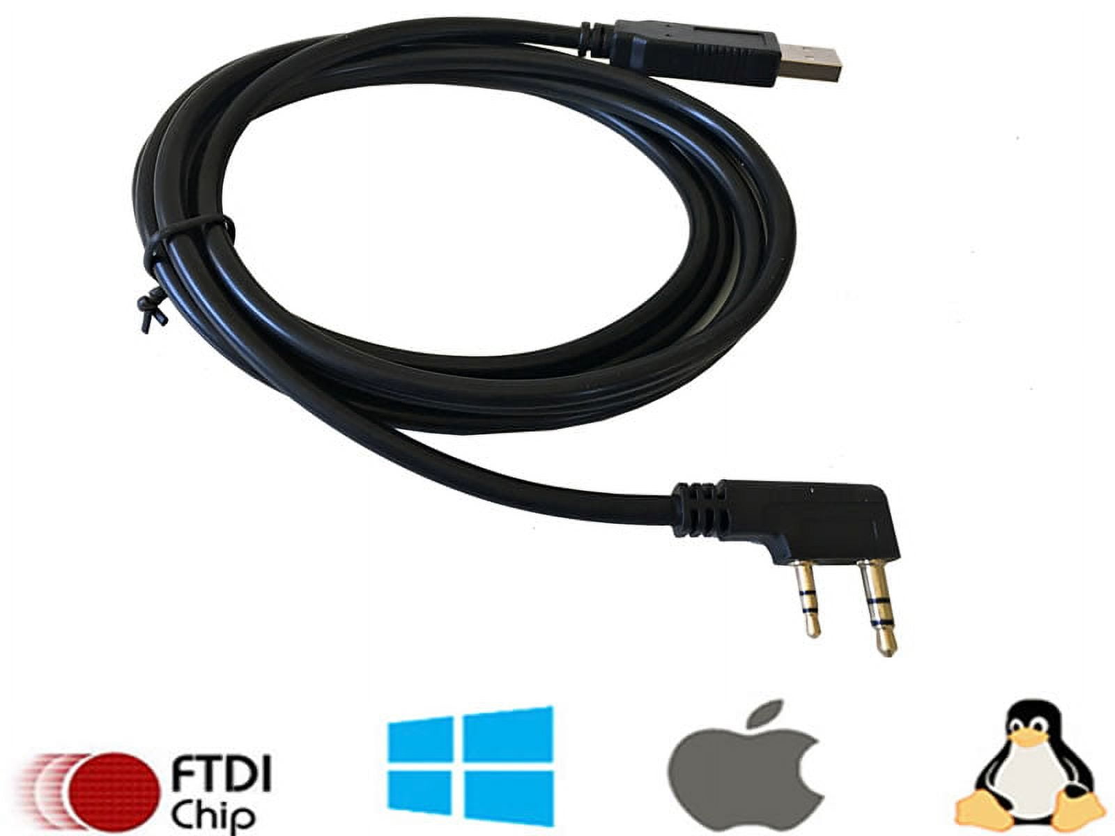 Ayagroup USB Programming Cable, FTDI Chip, BaoFeng, Kenwood, AnyTone 2 ...