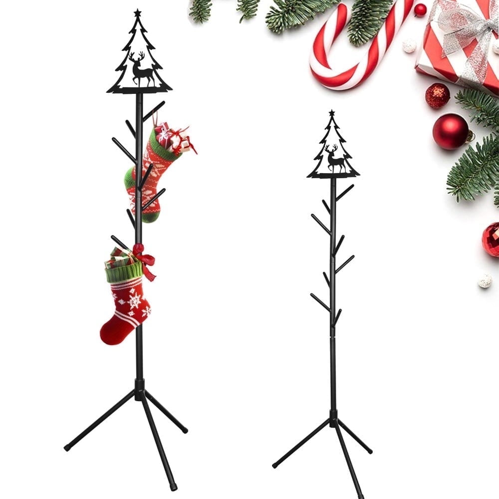 AYAMAYA 53" Christmas Stocking Holder Stand for Floor, Heavy Duty Metal ...