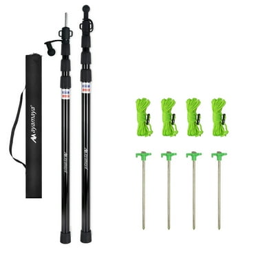 Nsxcdh Portable Adjustable Camping Rope with Pulley System Reflective ...