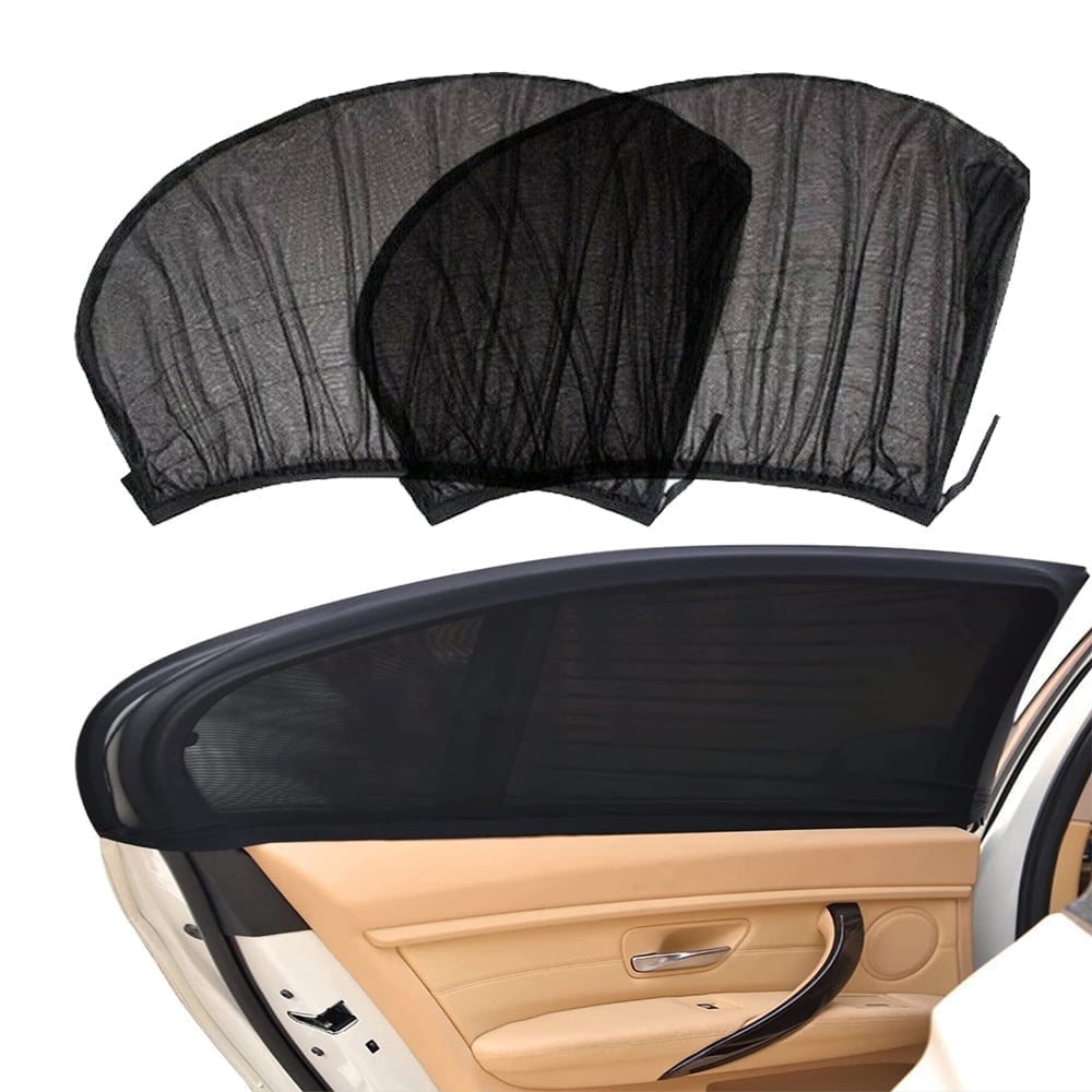 AYAMAYA Car Window Shades for Baby, Double Layers Universal Mesh Car ...