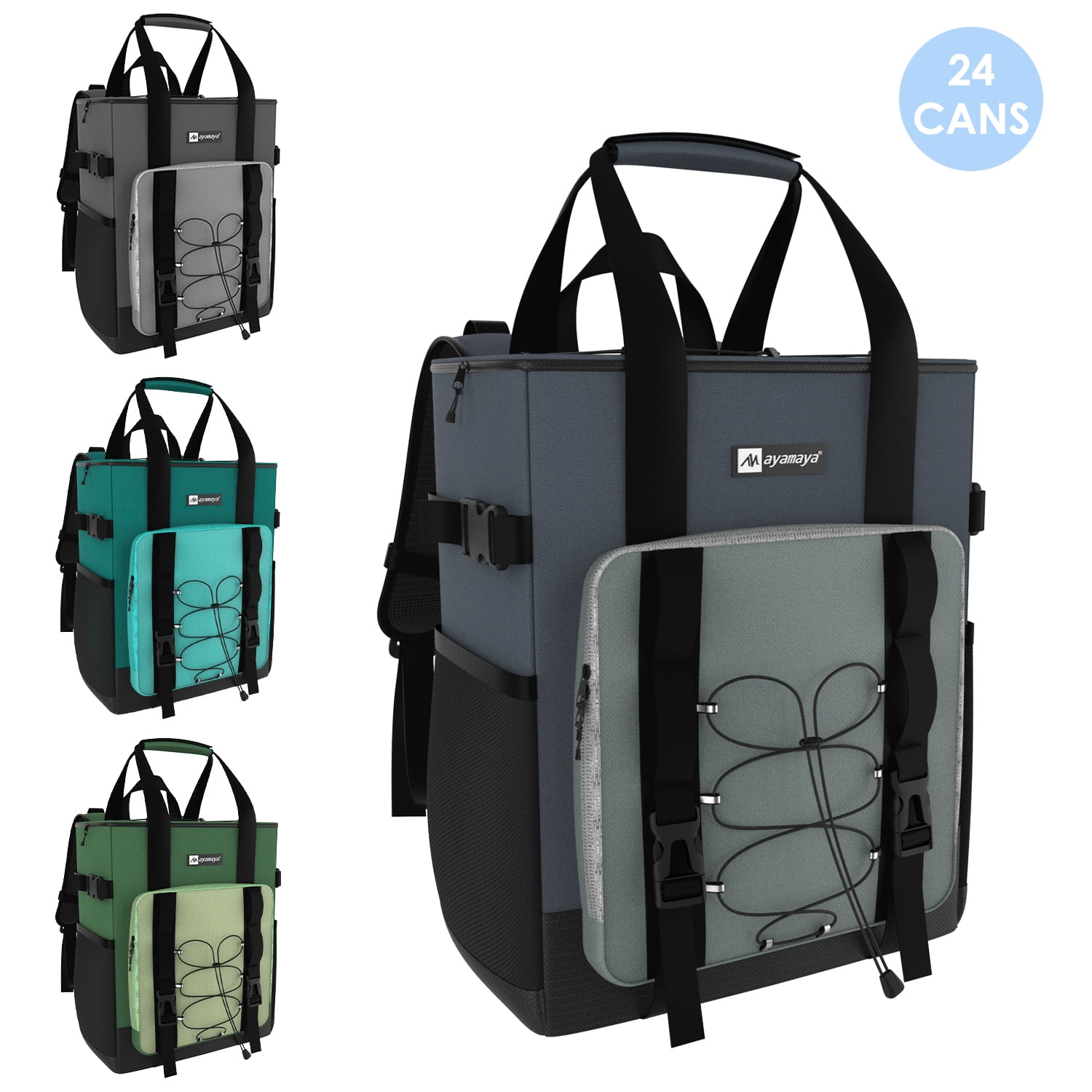 AYAMAYA Cooler Backpack, 24 Cans Insulated Waterproof Backpack Cooler ...