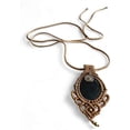 AYANA Black Onyx Handmade Macrame Pendant Necklace for Women ...