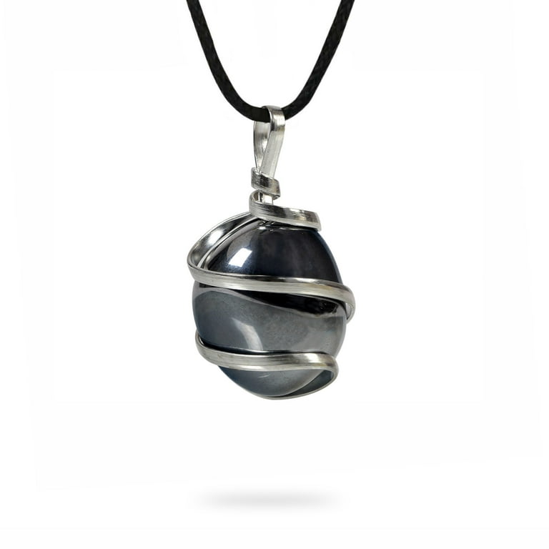 AYANA Raw Shungite Crystal Necklace Natural Healing Gemstone Purification Protection Negative Energy Cleanser Trendy Jewelry for EMF Protection