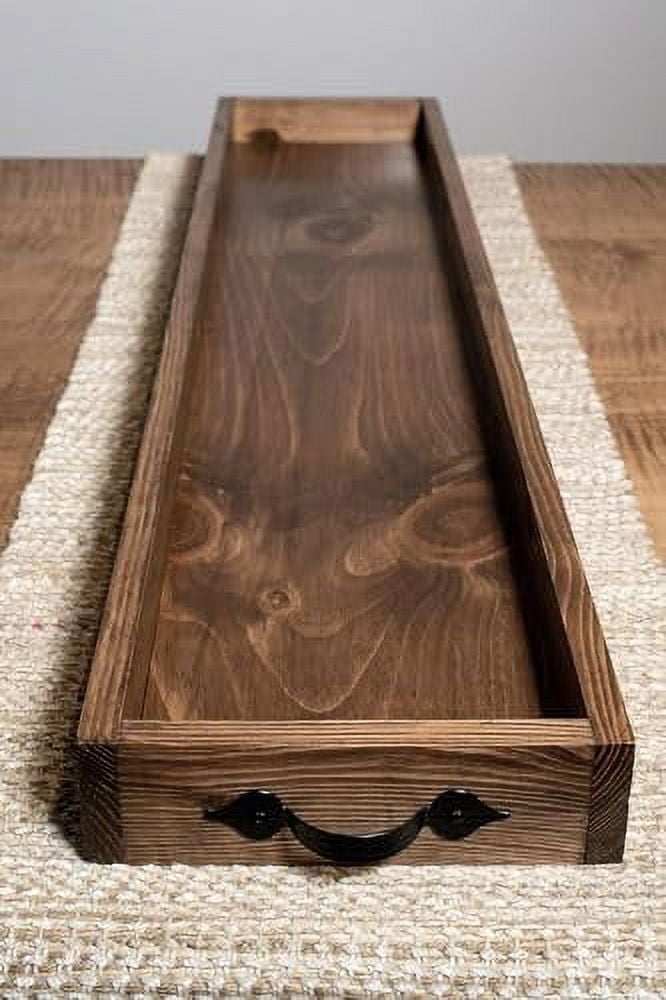 AYFDEGT Farmhouse table trough-farmhouse table decor-tray for decor ...
