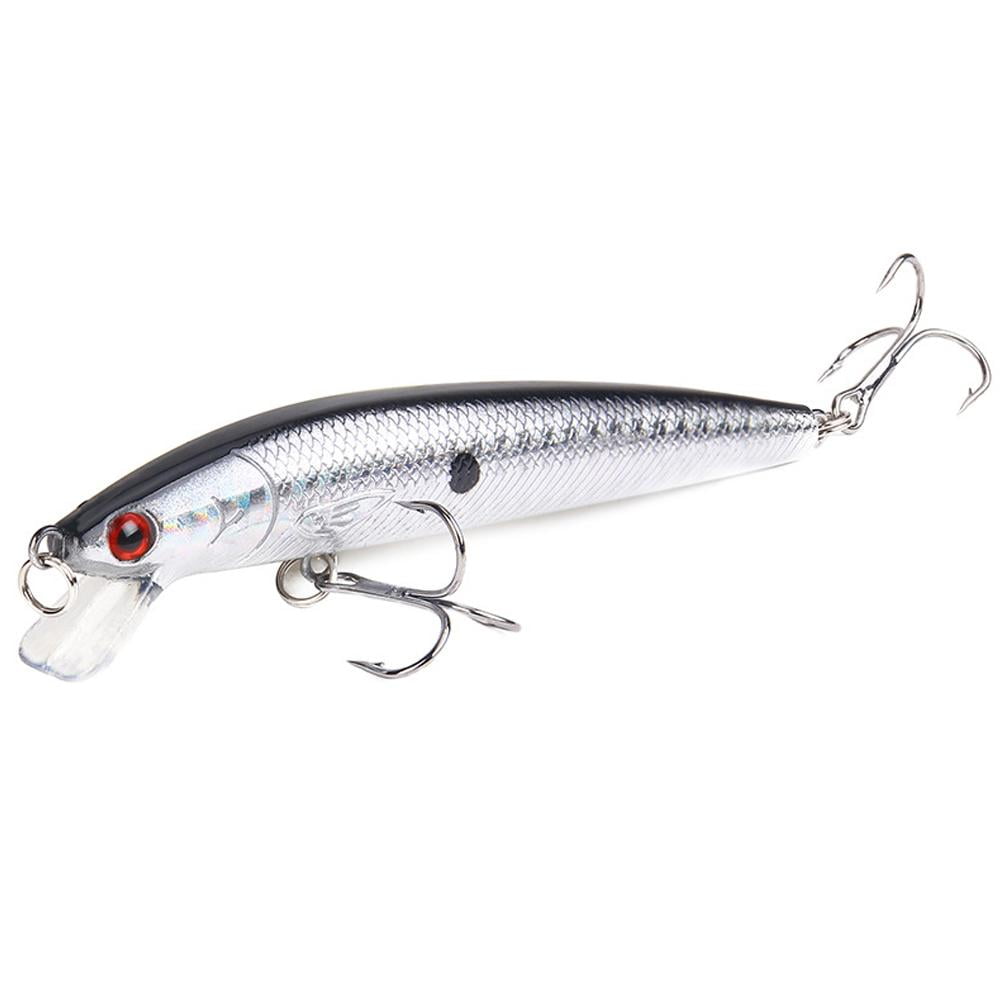AYFFDIYI FFT PRO SHAD WEEDLESS black minnow 10cm 9g fishing COD BASS ...