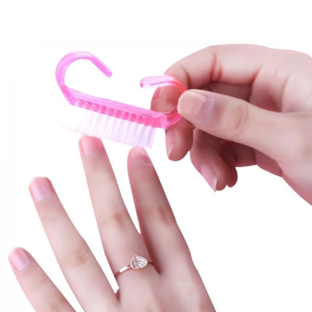 AYFFDIYI Handle Grip Nail Cleaning Brush,Small Horn Brush,Nail Brush ...