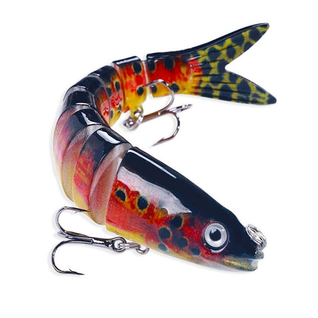 AYFFDIYI Multi Jointed Fishing Lures Swimbaits Sinking Wobblers Hard ...