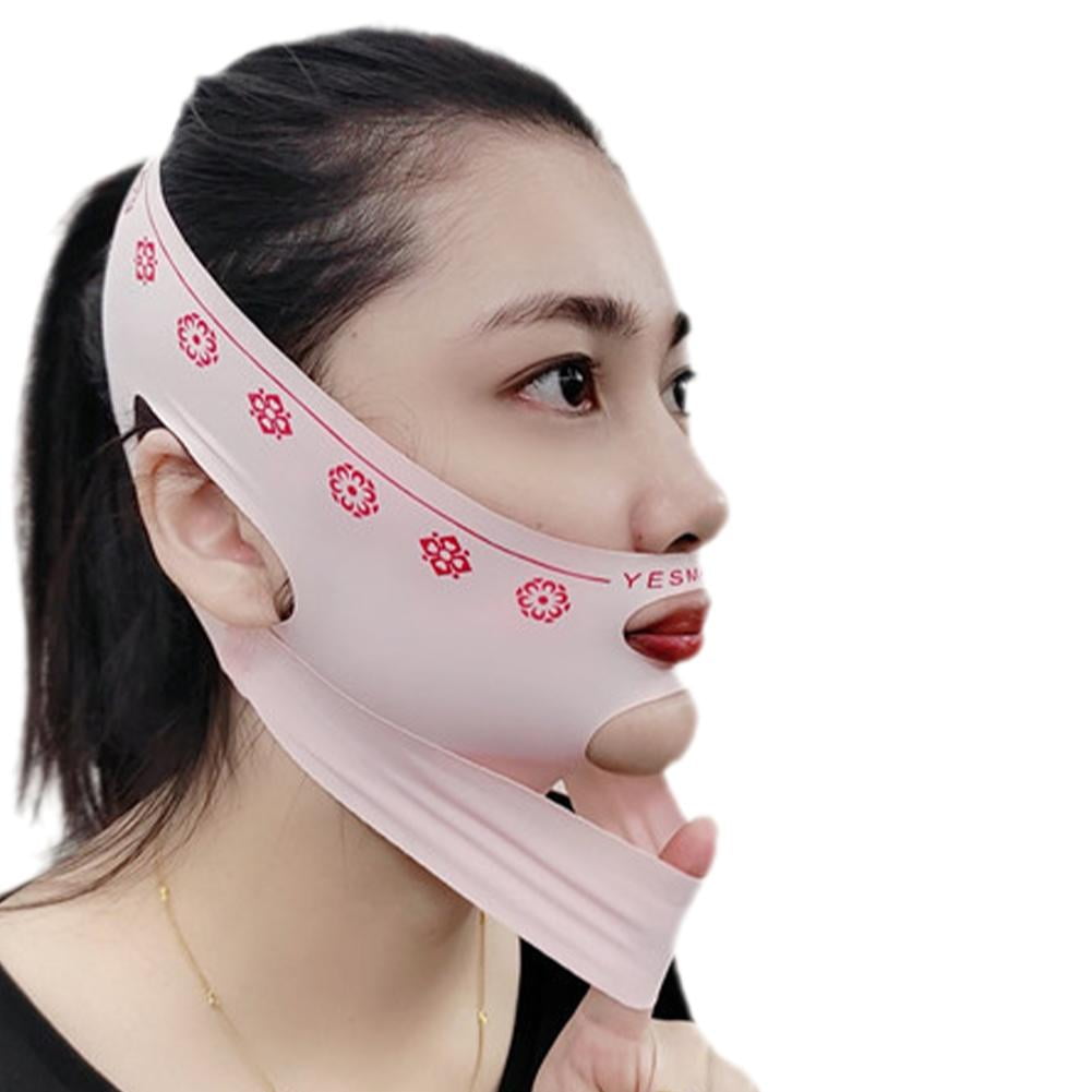 Ayffdiyi Reusable V Line Face Lifting Double Chin Reducer Mask Lifting