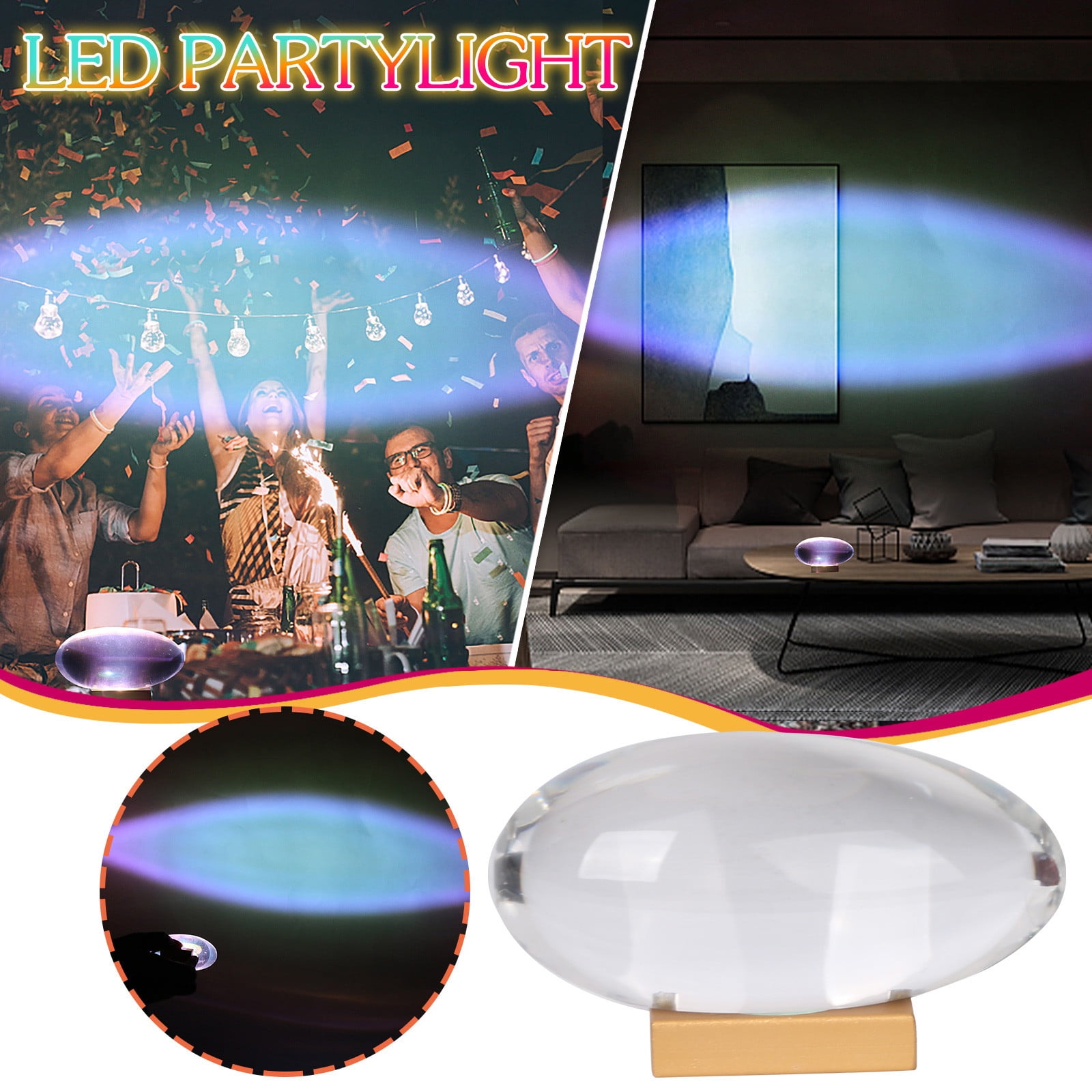 AYKHKYA Angel Eyes Projection Night Light, Rainbow Night Light ...