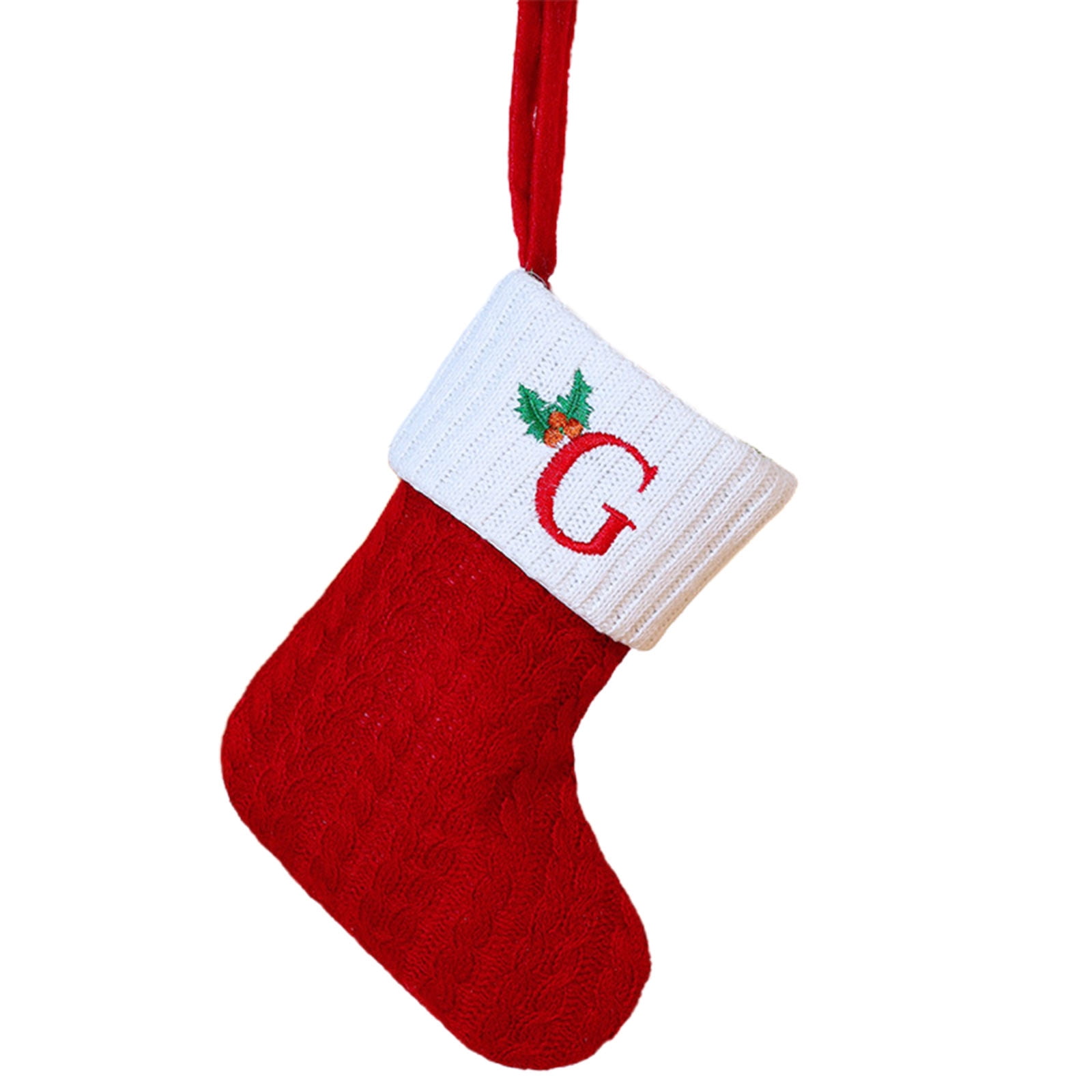 Summercome Christmas Stockings with Initials, 7.9 Inches Small ...