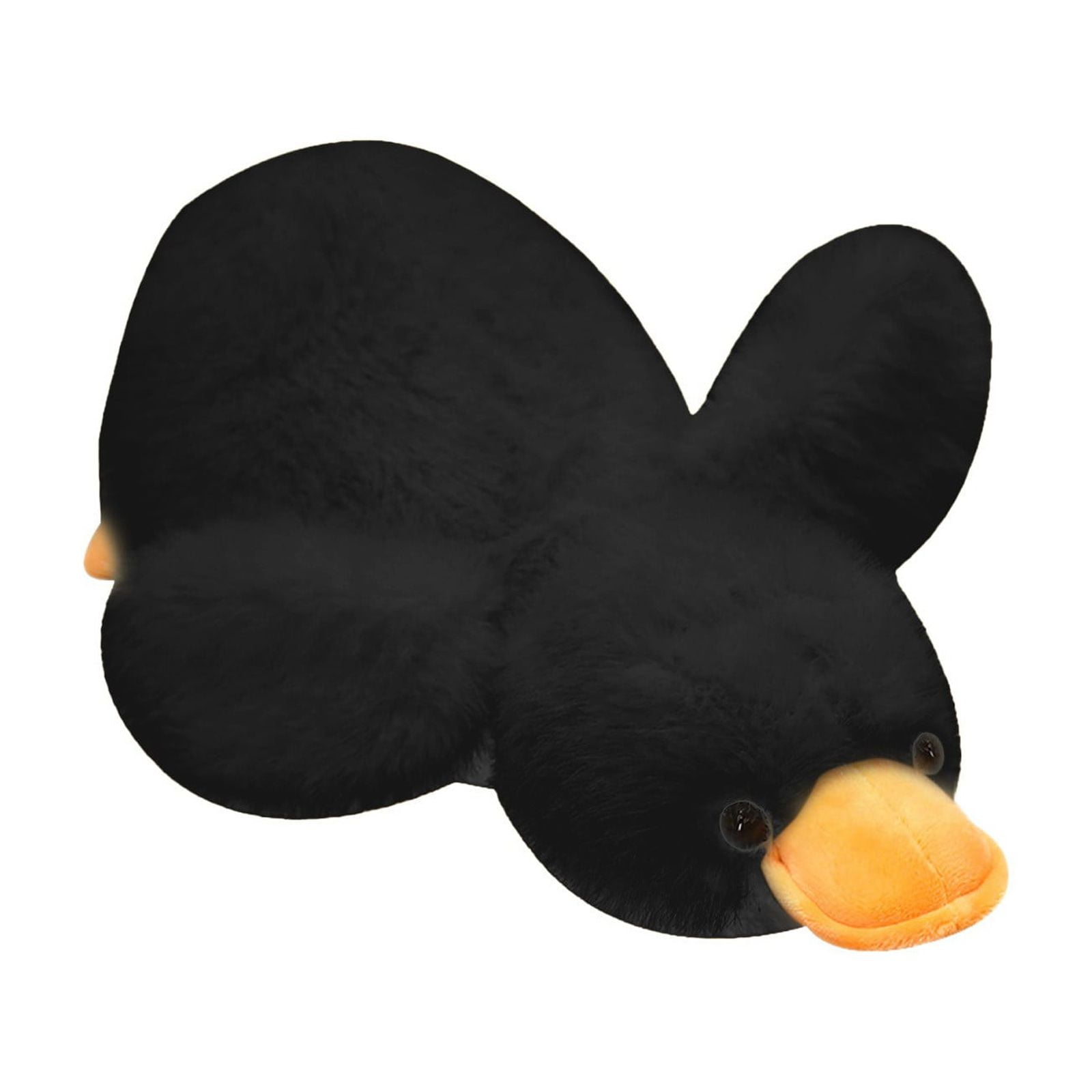 AYKHKYA Cute Black Duck Throw Pillow, Black Duck Stuffed Plush Pillow ...