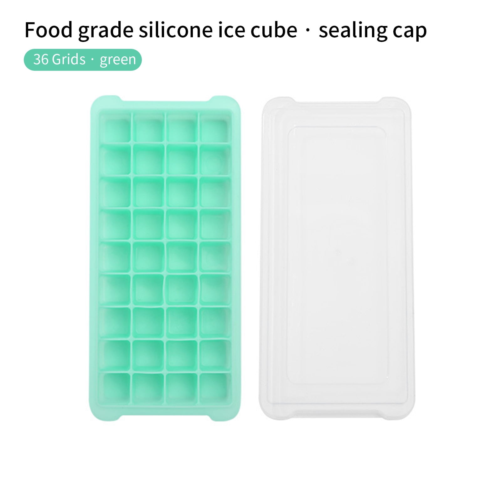 Summercome Food-grade SiliconeIce-cube with Lid for Freezer, BPA Free ...