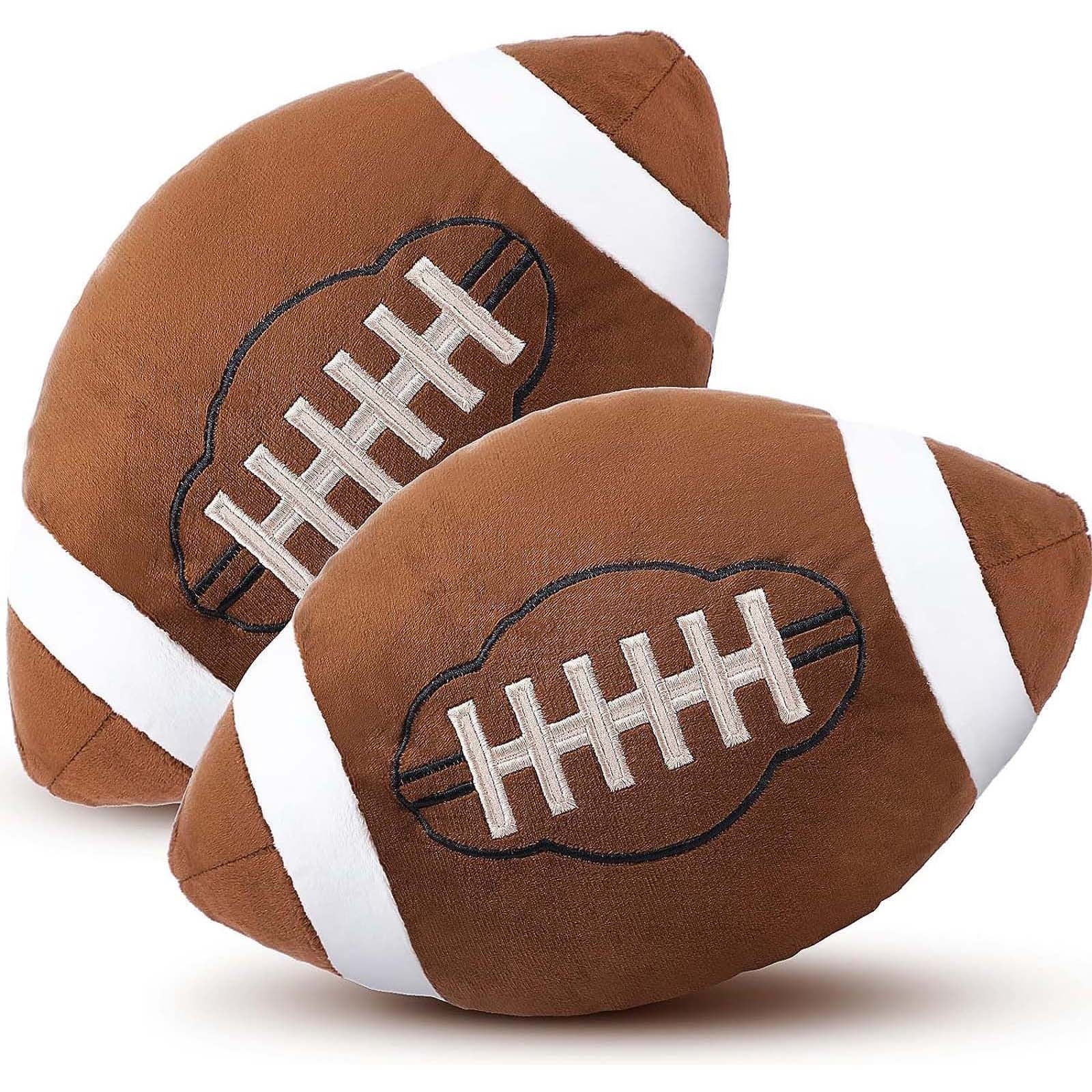 Summercome Football Plush, 12" Soft Football Stuffed Throw Pillows ...