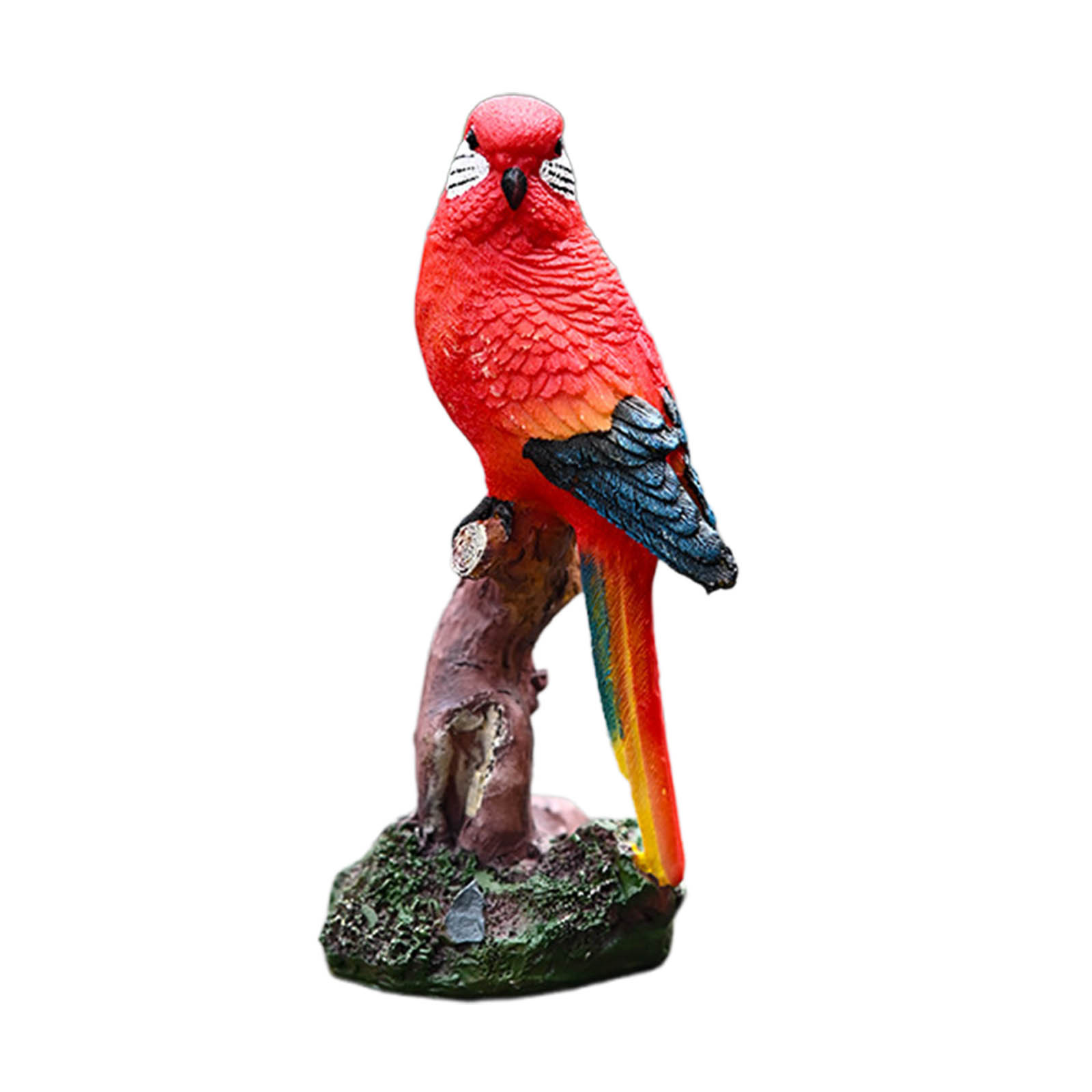 AYKHKYA Garden Decorations Parrot Figurine, Resin Bird Statue ...