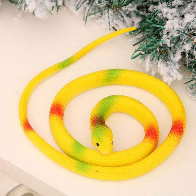 Summercome Realistic Rubber Snakes - 27 Inch Fake Rubber Snake to Keep ...
