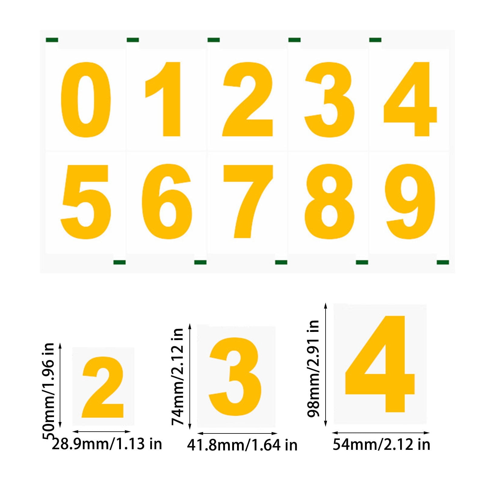 AYKHKYA Reflective Mailbox Numbers Stickers, Decals, And Die-Cuts In ...