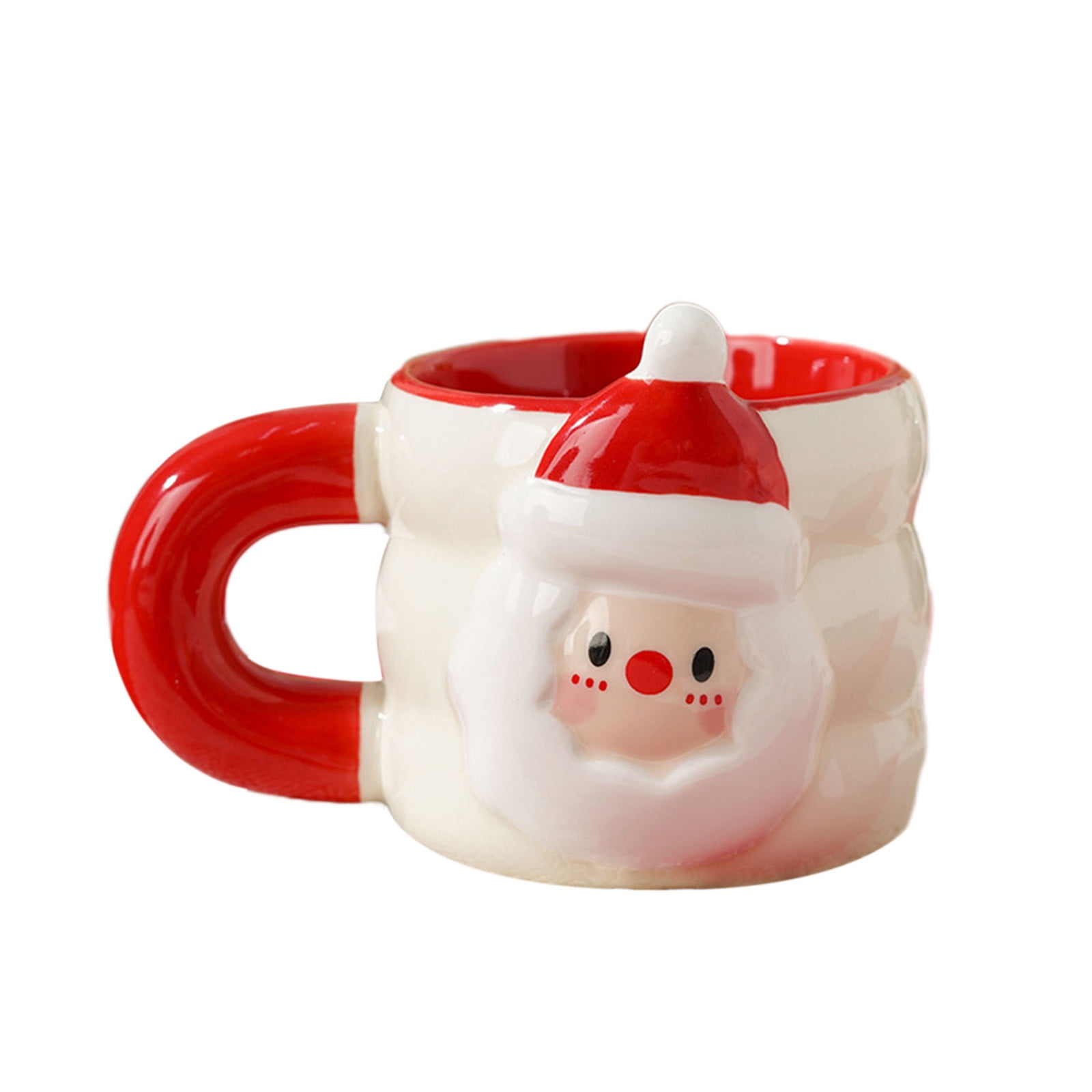 AYKHKYA Santa Claus Mug for Kids or Adults - Large Ceramic Christmas ...