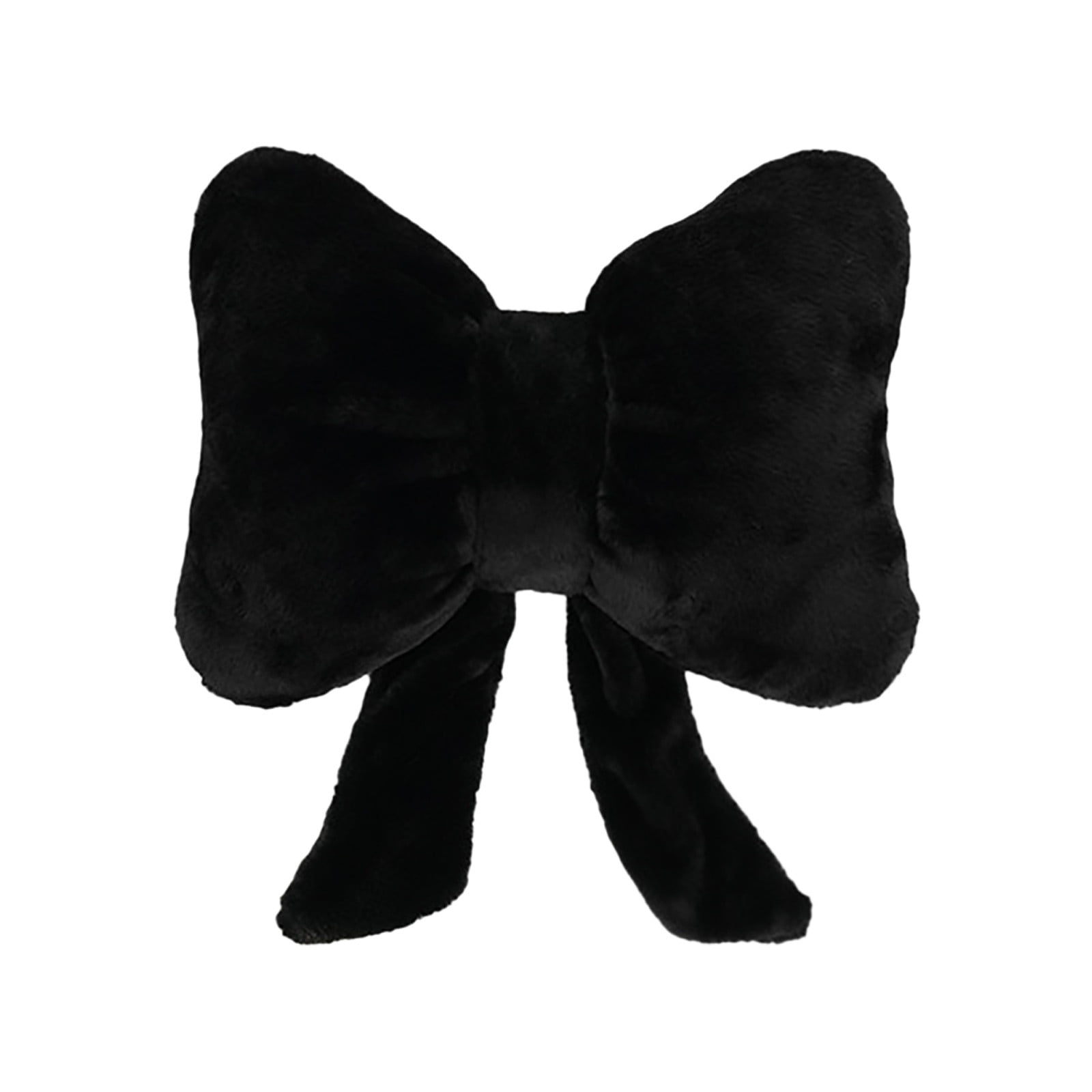 Summercome Stuffed Bow Christmas Decorations, Soft Furry Bow Throw ...