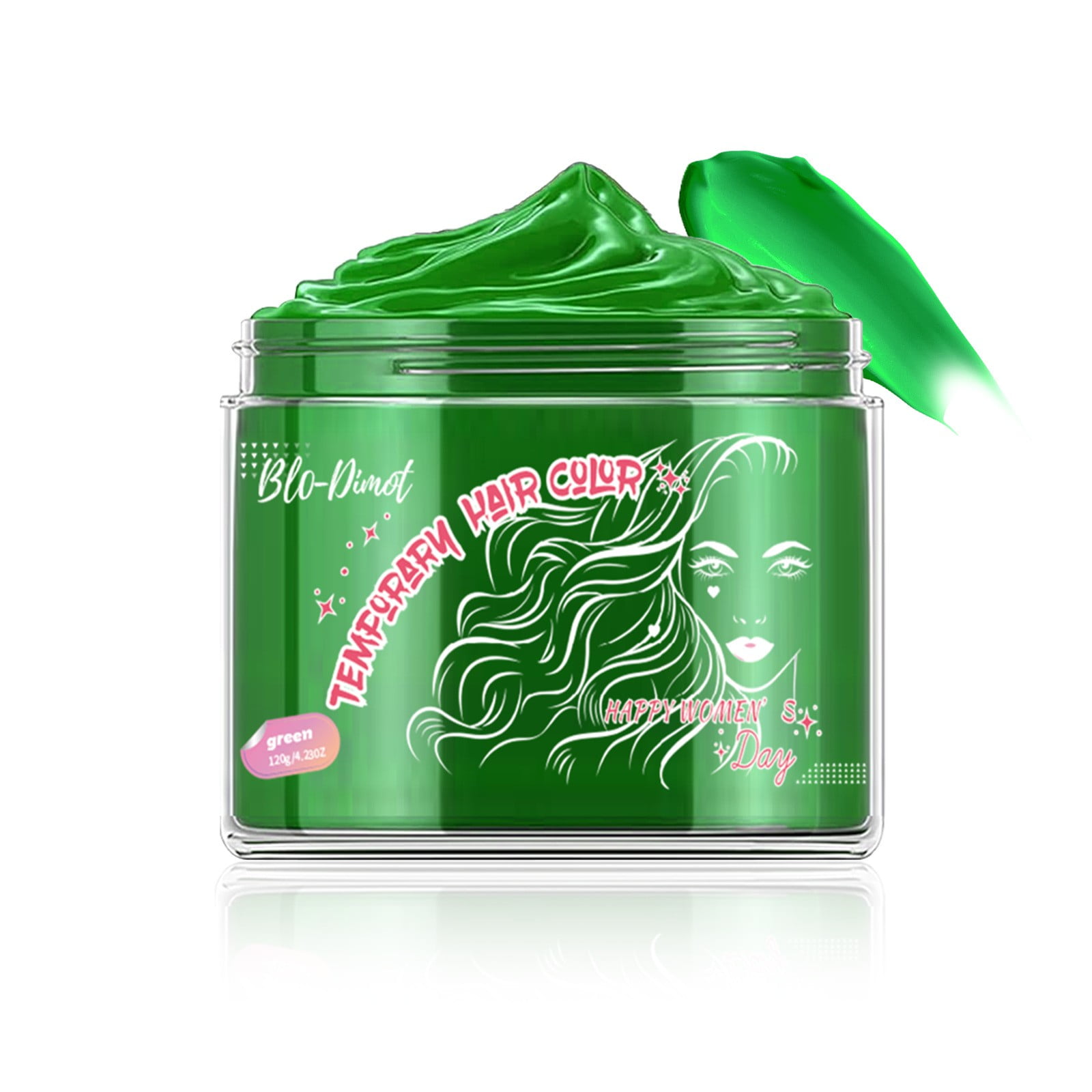 Summercome Temporary Red Hair Color Wax, Women Men Colored Hair Styling ...