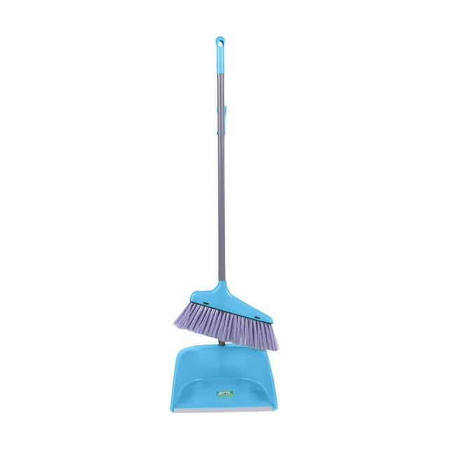 Summercome Upright Long Handle Dustpan and Brush Broom Set, Lobby Home ...