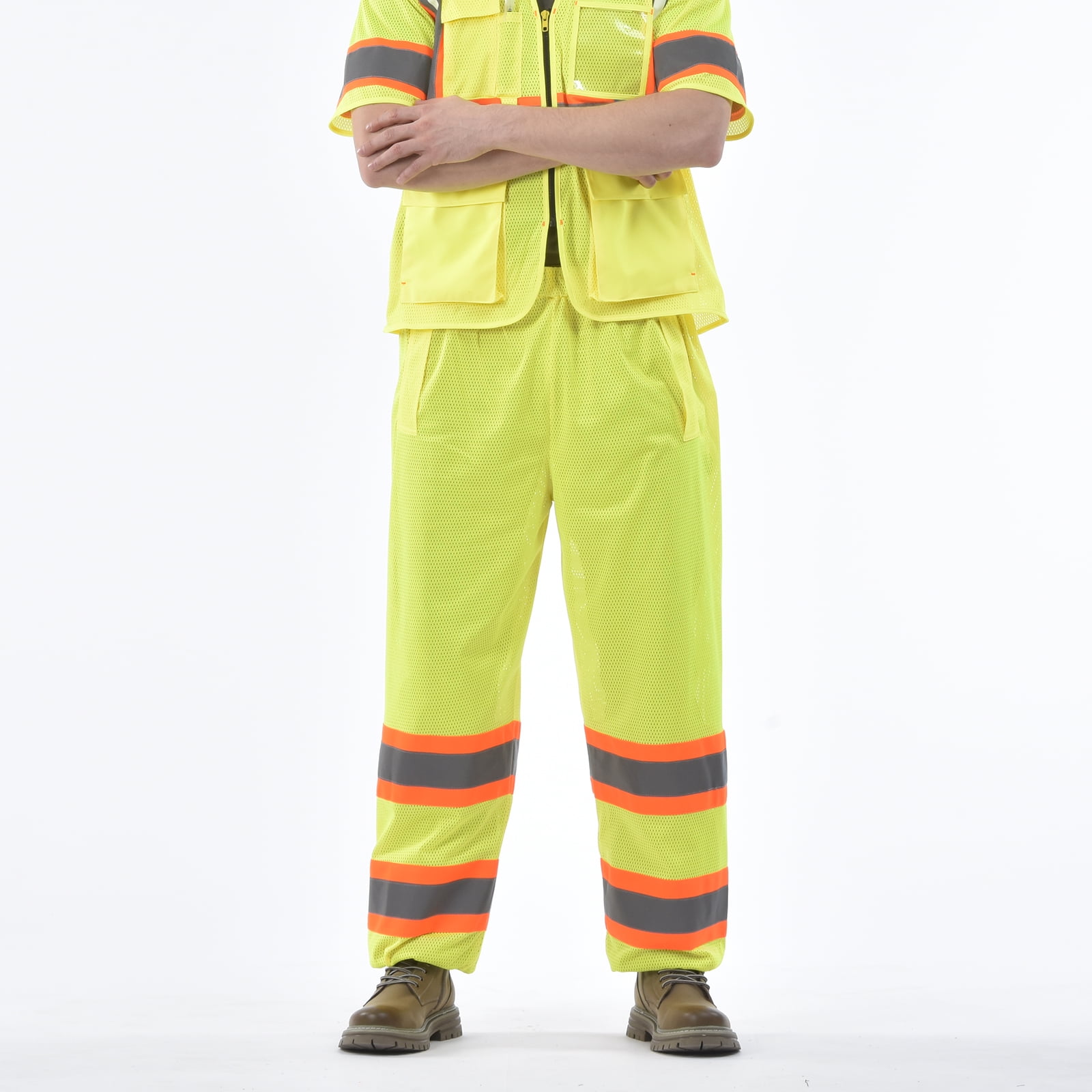 AYKRM High Vis Reflective unisex-adult work safety pants - Walmart.com