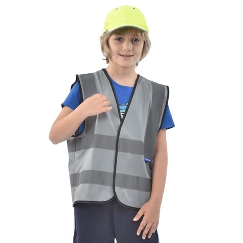 AYKRM Kids High visibility viz vest hi vis viz reflective safety vests ...