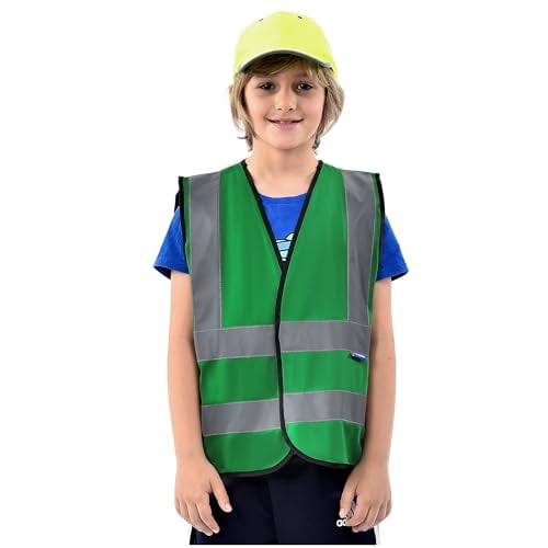 AYKRM Kids High visibility viz vest hi vis viz reflective safety vests ...