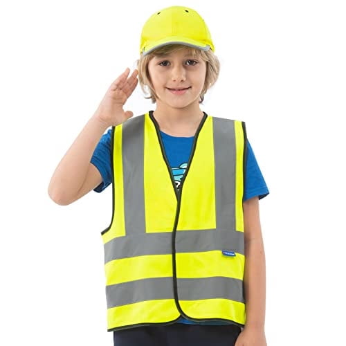 AYKRM Kids High visibility viz vest hi vis viz reflective safety vests ...