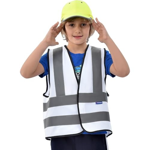 AYKRM Kids High visibility viz vest hi vis viz reflective safety vests ...