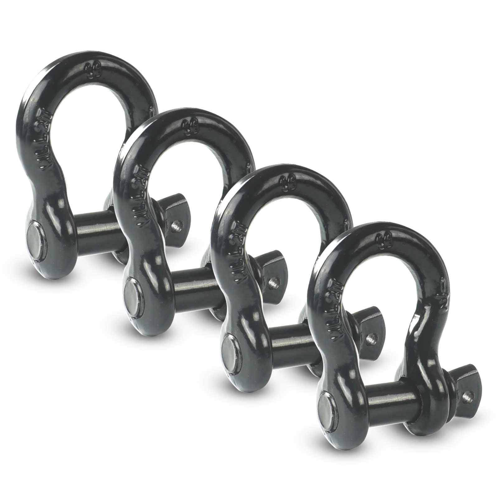 AYMMIC 1/2" D Ring Shackle,Bow Shackle with Screw Pin Clevis, 2 ton ...