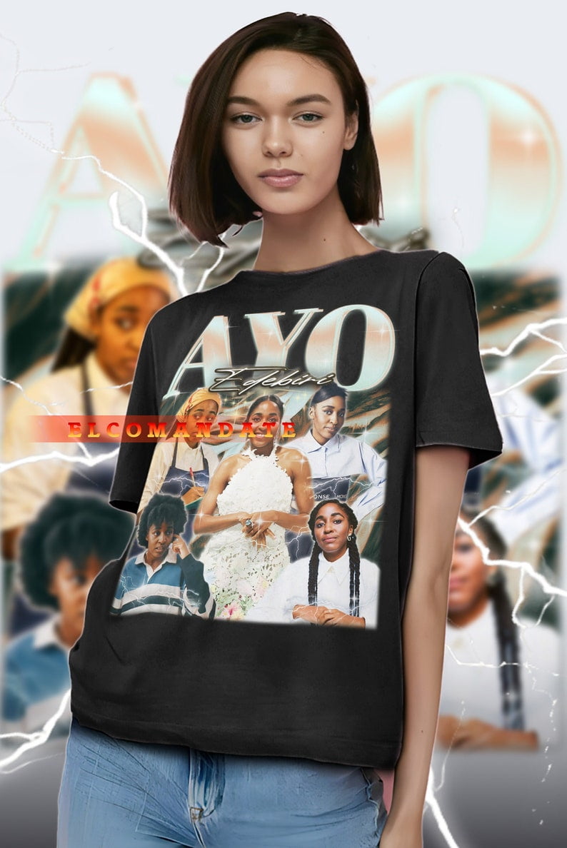 AYO EDEBIRI Actress Vintage Shirt, Ayo Edebiri Homage Tshirt, Ayo ...
