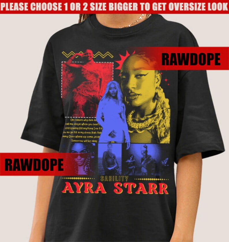 AYRA STARR T-SHIRT Ayra Starr Sability ayra starr tee afrobeats R&B ... AYRA STARR T-SHIRT Ayra Starr Sability ayra starr tee afrobeats R&B ...